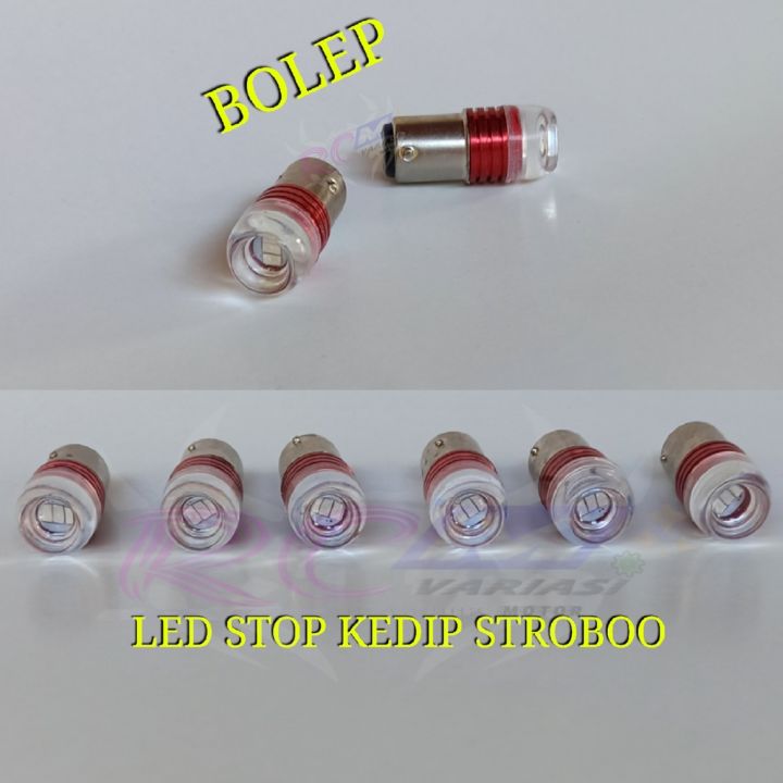 Bolep Stopan mobil motor led kedip Strobo lampu stop | Lazada Indonesia