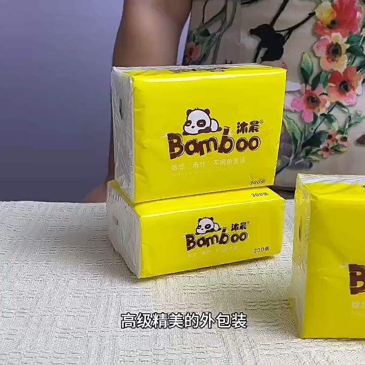 Bamboo Tissue Set 30/100 Packs Bamboo Tissue 4 Ply/75 Pulls High ...