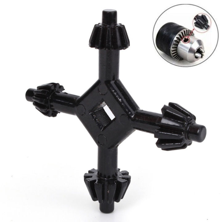 Cross ประแจ 4 In 1 เจาะ Chuck Key ประแจ 4 Way Chuck Key สําหรับสว่าน ...