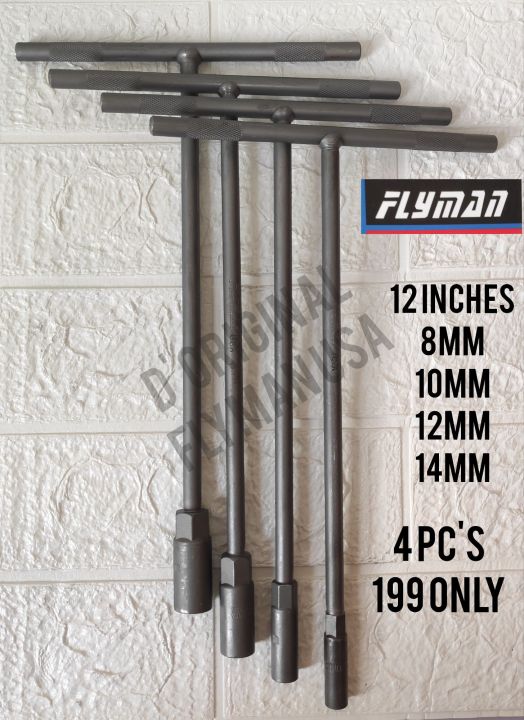 T WRENCH SET (8.10.12.14MM)FLYMAN USA 12 INCH LONG | Lazada PH