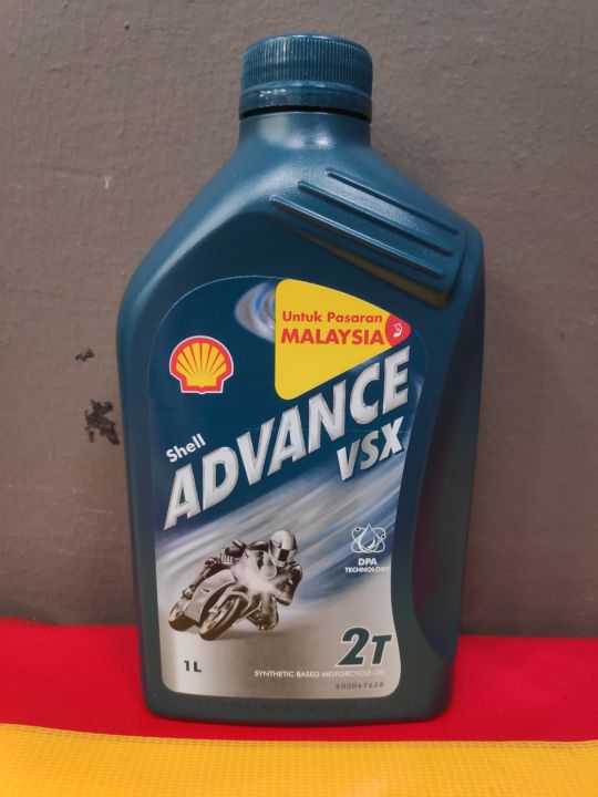 Shell Lubricant Oil (Minyak Hitam Motor) Advance VSX 2T (1L) | Lazada
