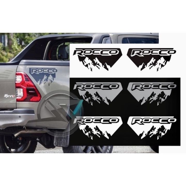 (Ready Stock) Toyota Hilux Revo Rocco Car Side Trunk Vinyl Decal ...