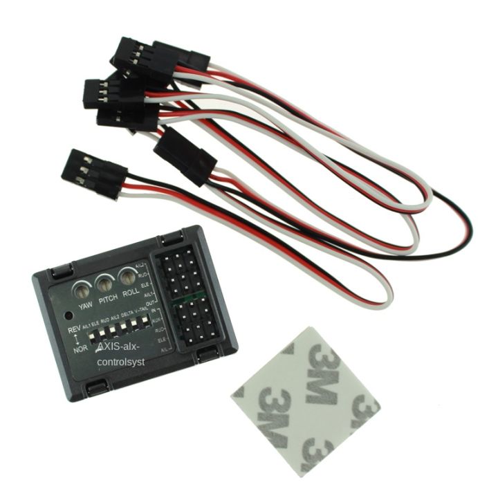 3-axis Flight Controller Stabilizer System Gyro for FPV RC Airplane ...