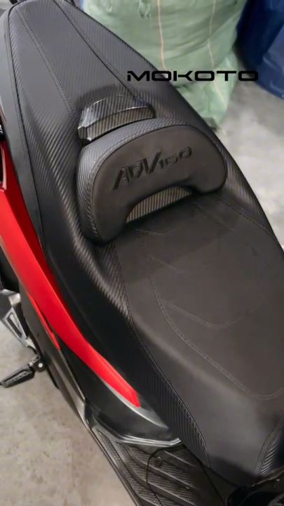 HONDA ADV 160 CAMEL BACK SEAT ASSEMBLY WITH EMBROID LOGO RED LINE ...