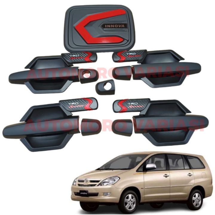 Paket Handle Outer Tank cover Innova 2004-2015 Hitam doff model TRD Inova lama inova New Grand ...