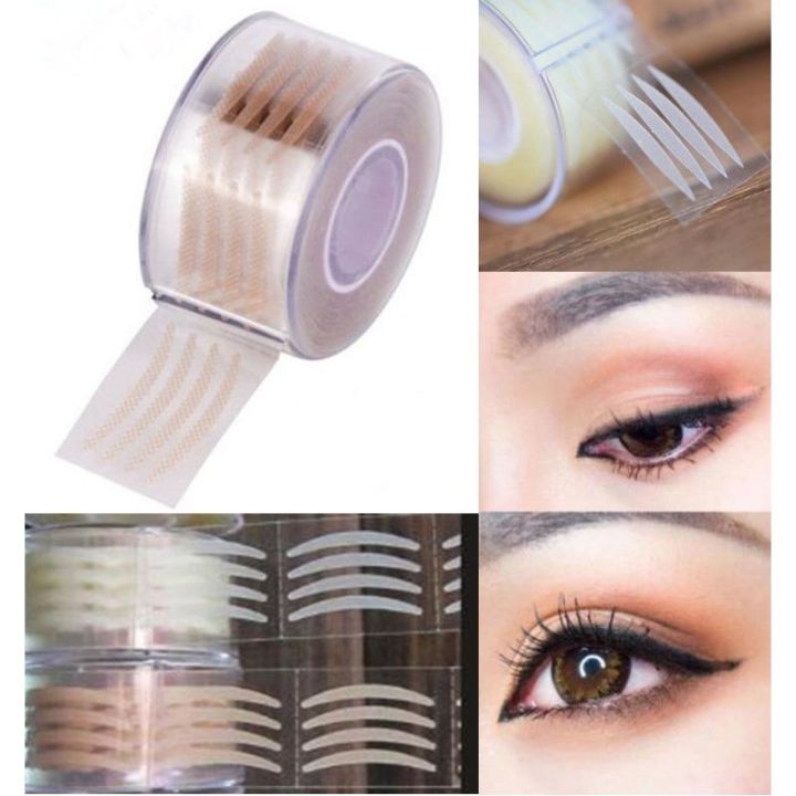 600PCS Invisible Eyelid Sticker Lace Eye Lift Strips Double Eyelid Tape Adhesive Stickers Eye ...