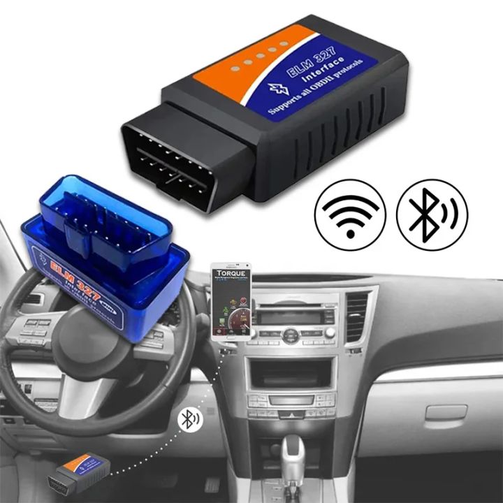 OBD2 Scanner IOS Android Auto Scan Repair Tool ELM327 Car Diagnostic ...