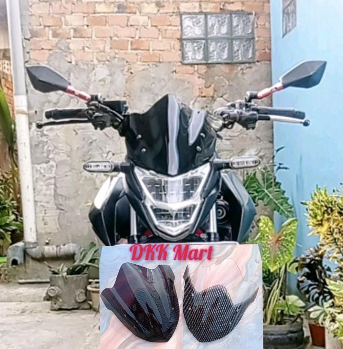 VISOR JENONG CB150R CB150 CARBON KARBON WINDSHIELD CB150R CB150 R ...