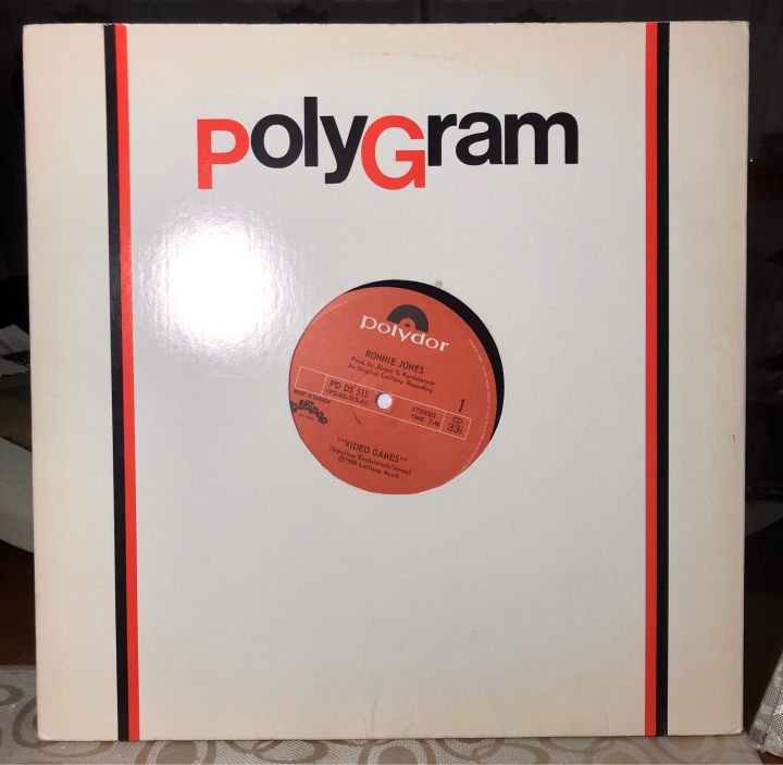RONNIE JONES Video Games Vinyl LP | Lazada PH