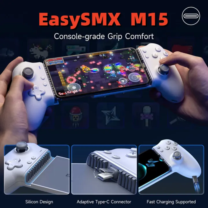 EasySMX M15 Gamepad Type C Controller Hall Mechanical Controller for ...