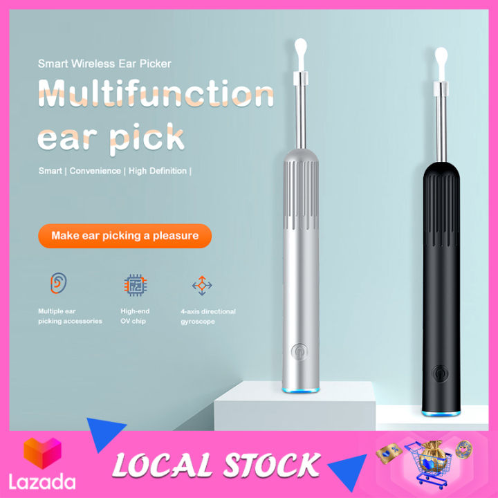 Smart Visual Ear Spoon Endoscope Luminous Ear Cleaner with HD Camera 6 ...