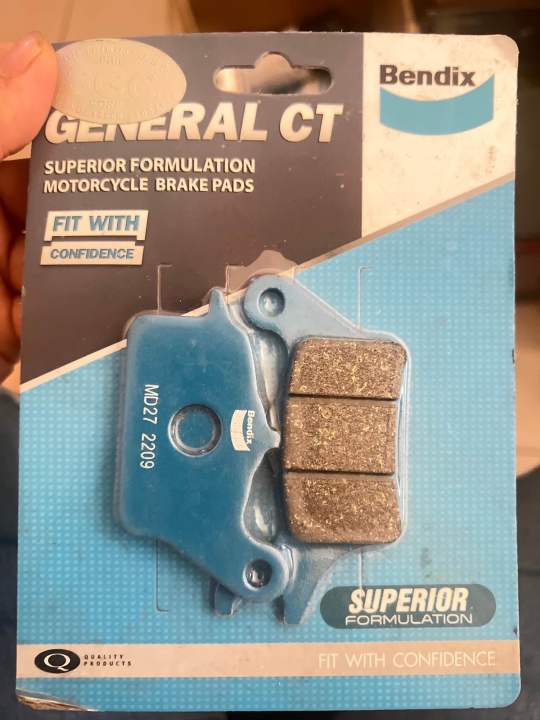 BENDIX Brake Pad [MD27] Beat Carb - Beat Fi - Click V1 - Skydrive Sport ...