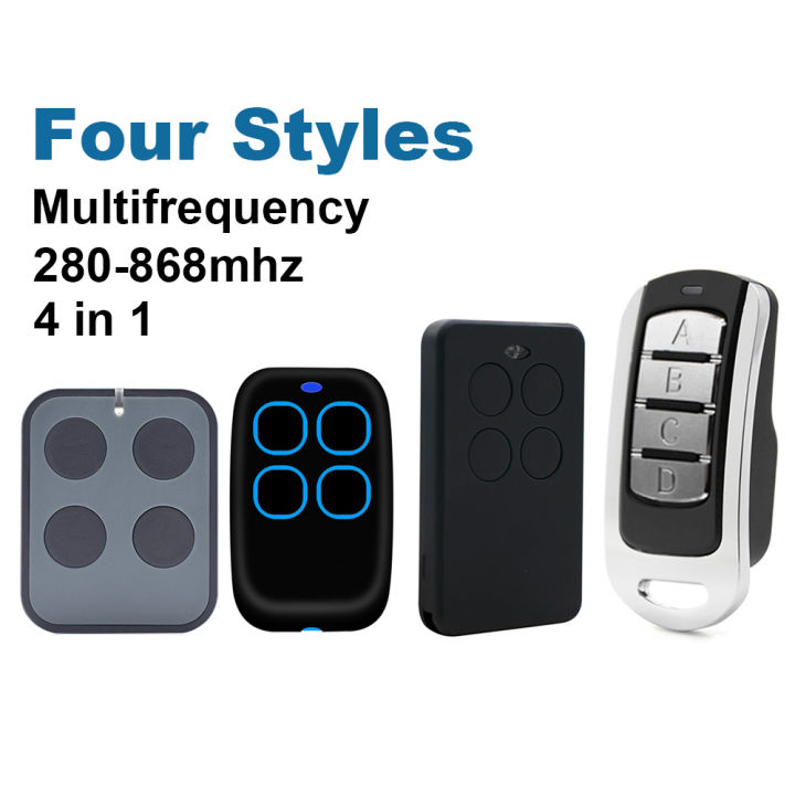 Multifrequency Garage Door Remote Electronic Gate Control 280-868mhz Command Duplicator 433mhz ...