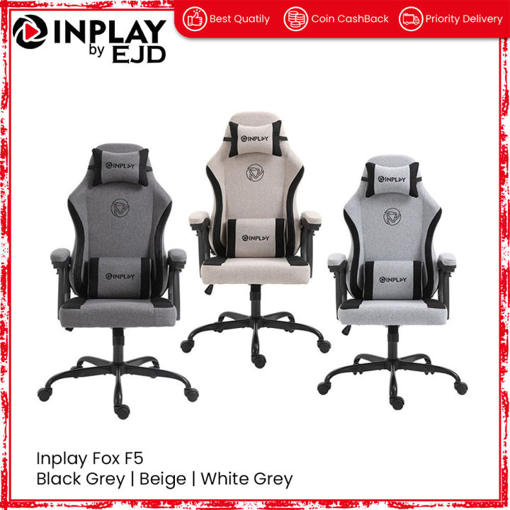 Inplay Fox F5 | Gaming Chair | -B Black Grey | G Beige | -W White Grey ...