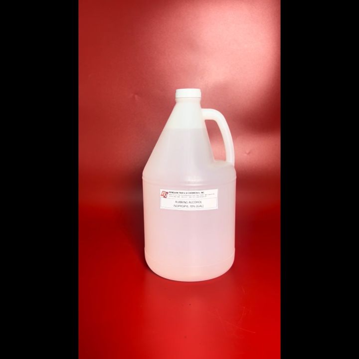 Isopropyl Rubbing Alcohol 70% / Antibacterial / Sanitizing (Gallon ...