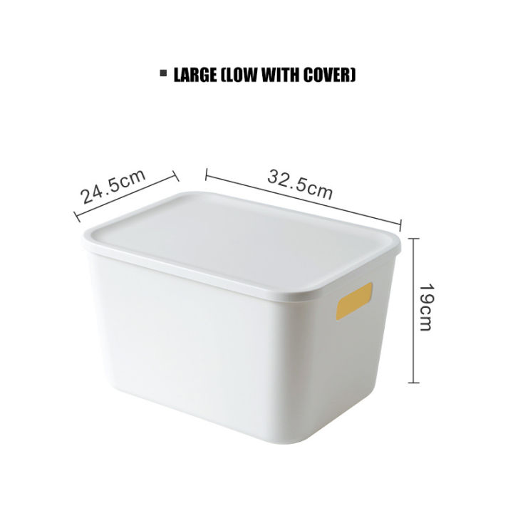 🔥Hot Sale🔥White Storage Basket Sundry sorting box Plastic Container Box ...