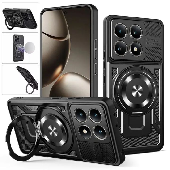 Armor Magnetic Case For Realme C85 Pro C 85 Pro C85Pro 4G 5G Ring ...