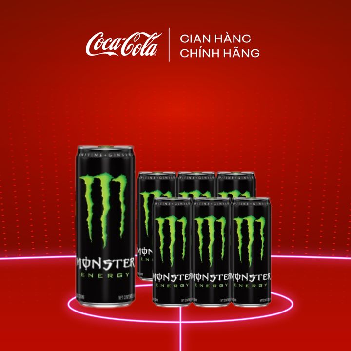 Thùng 24 Lon Nước tăng lực Monster Energy 355ml/Lon nguồn năng lượng ...