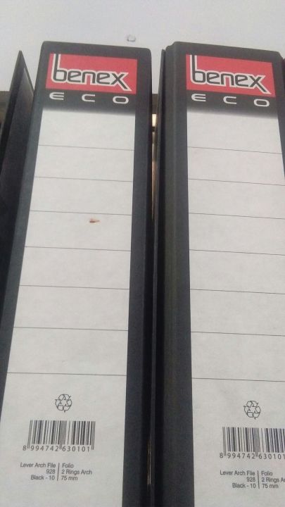 Odner benex eco ukuran polio kode 928/75 mm warna hitam | Lazada Indonesia