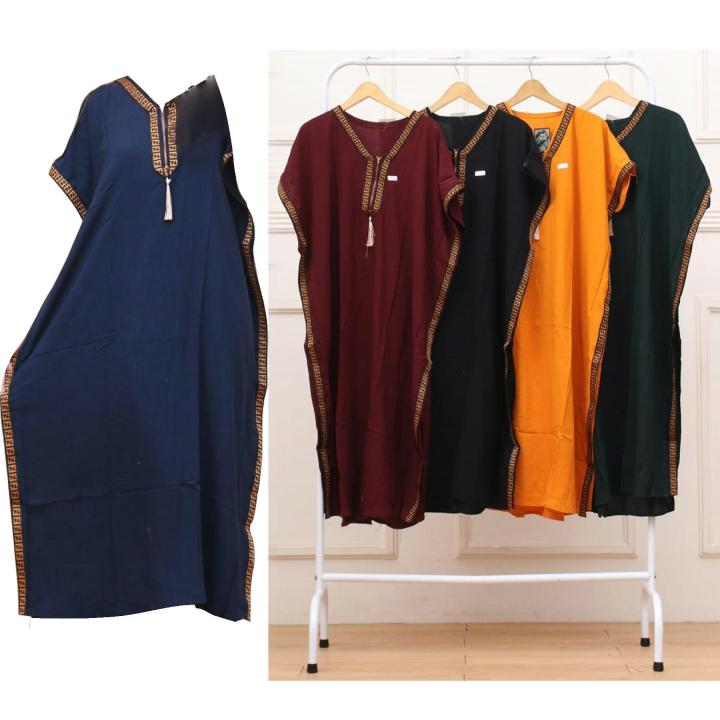 Amha collection-Daster Kaftan Polos Wanita Rayon Dewasa | Lazada Indonesia