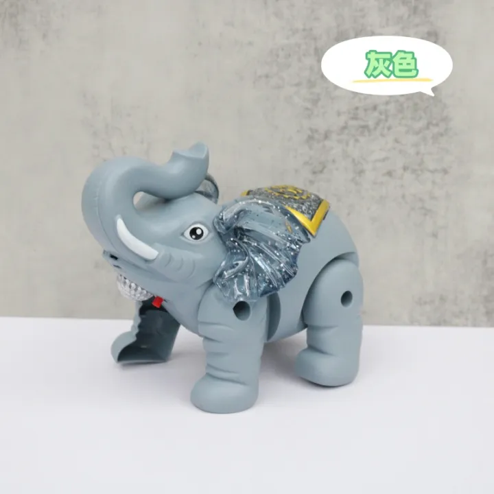 Electric Elephant Toy for Children to Learn Walking with Music Sound ...