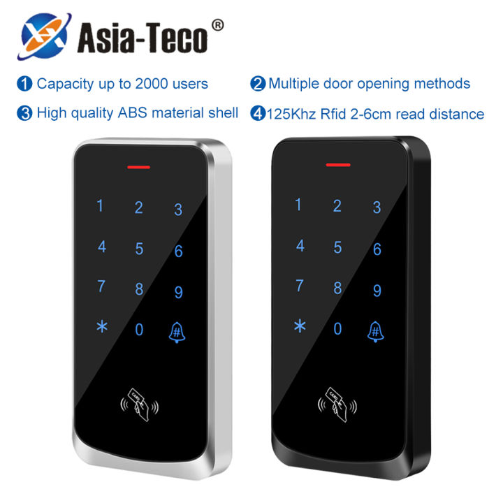 Access Control Digicode Keypad RFID 125KHz Keyboard Backlight Touch ...