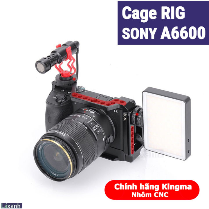 Sony A6600 hãng Kingma | Khung bảo vệ và L-Plate rig cage lồng máy ảnh ...