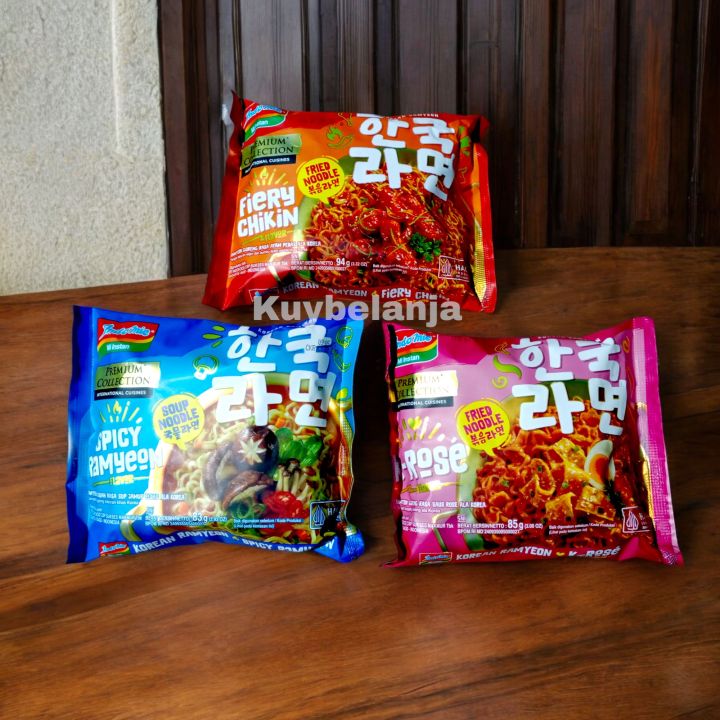 Indomie Korean Ramyeon Fiery Chikin / K-Rose / Spicy Ramyeon 85gr | Lazada Indonesia