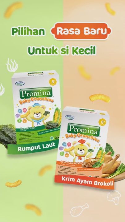 Promina Crunchies 20gr Usia 8 Bulan+ - Snack Bayi - Cemilan Bayi ...