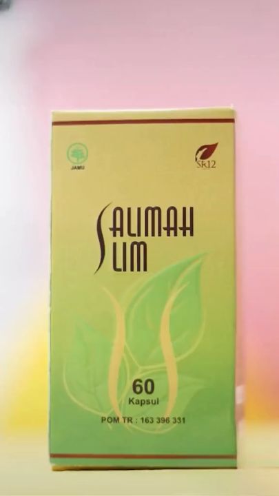 SR12 Salimah Slim Pelangsing Herbal Tanpa Efek Samping Mengandung Daun ...