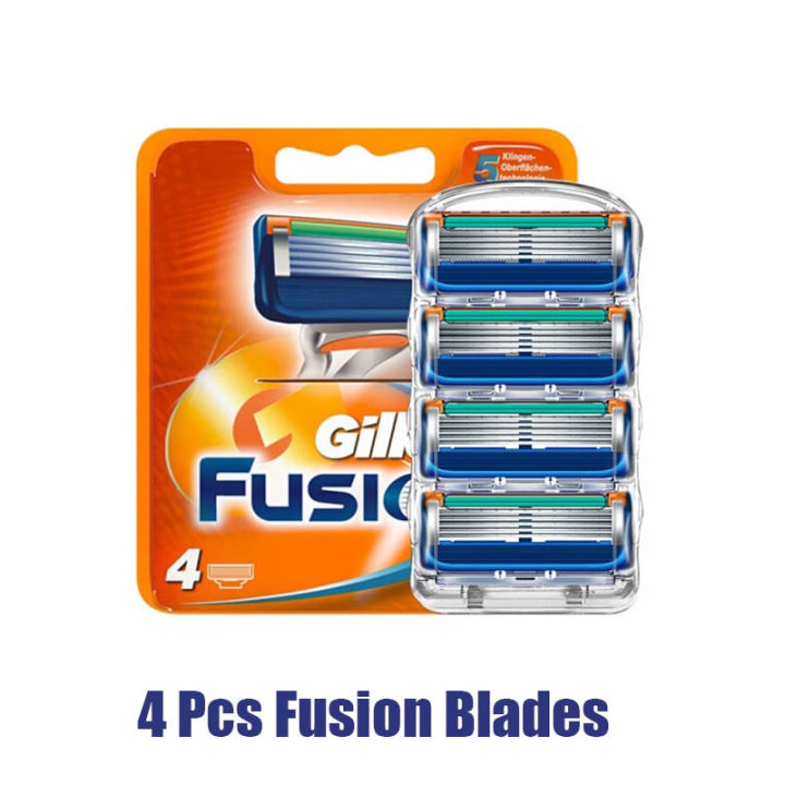 Gillette Fusion 5 Razor Blades for Fusion Razor Handle Men Face Hair ...
