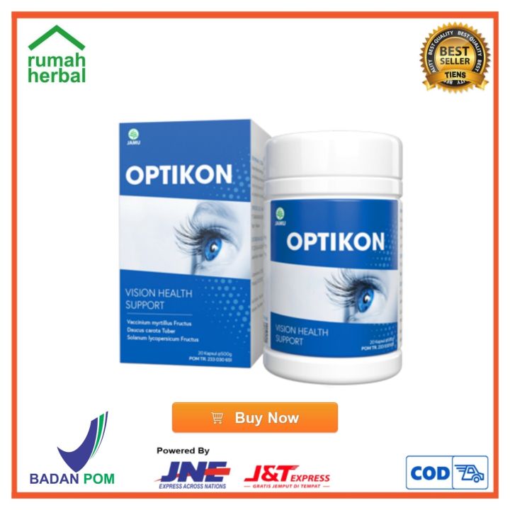 Optikon Obat Herbal Kesehatan Mata Asli Original | Lazada Indonesia