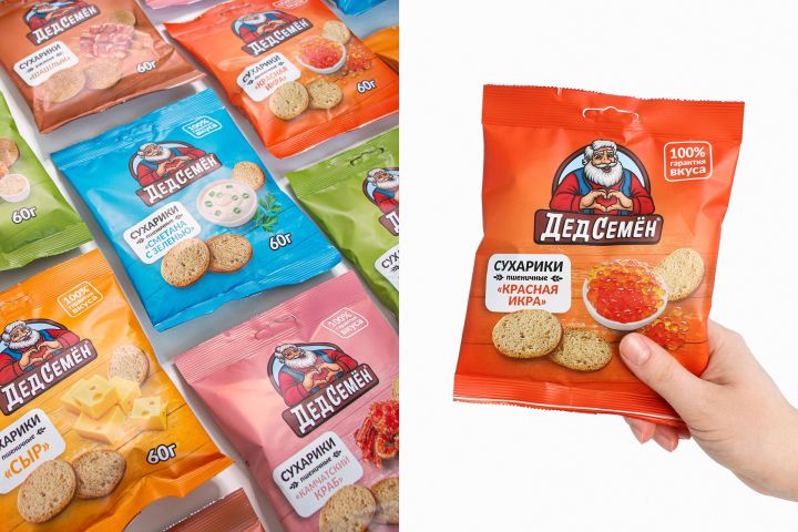 Bánh mì sấy khô SUKHARIKI Nga /60g | Lazada.vn