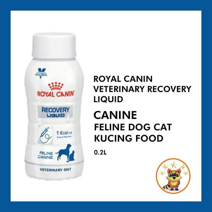 Royal Canin Veterinary Recovery Liquid Canine Feline Dog Cat Kucing ...