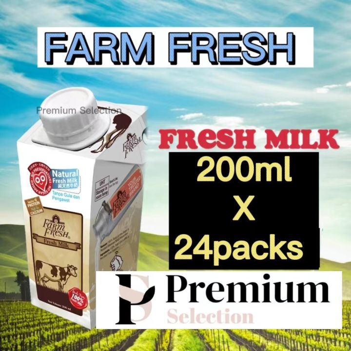 SUSU FARM FRESH UHT MILK SUSU UHT 200GX 1 CTN(24pcs)- FRESH MILK/CHOCO ...