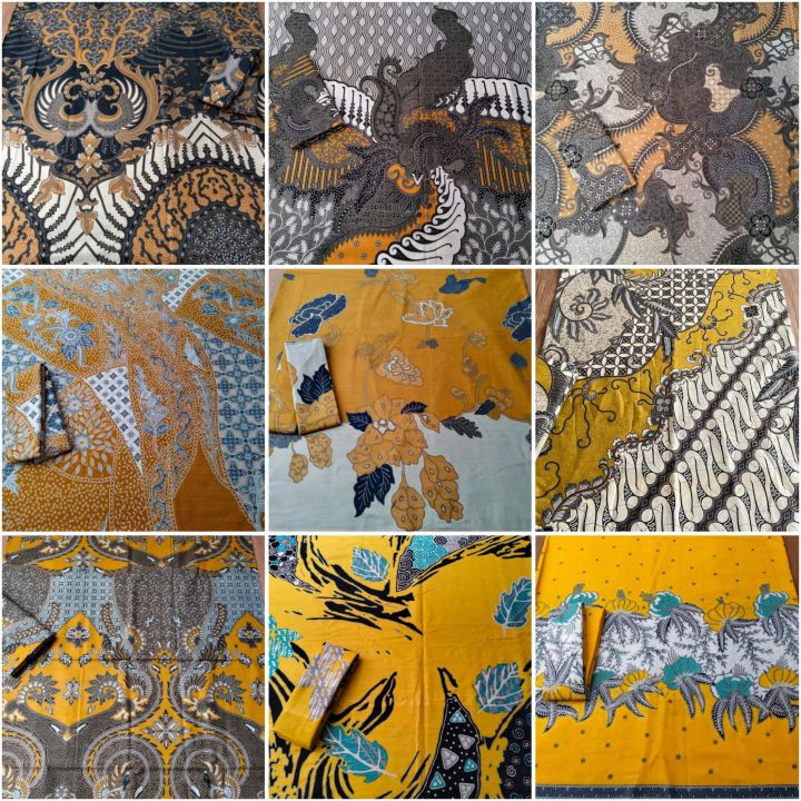Kain Batik Warna Kuning Batik Halus Murah | Lazada Indonesia