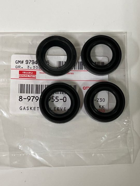 Genuine Isuzu Injector Sleeve Cover Oil Seal for Isuzu 4JJ1 DMAX, MUX ...