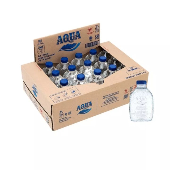 AQUA Cube Air Mineral 220 ml BOTOL IMUT LIMITED EDITION | Lazada Indonesia