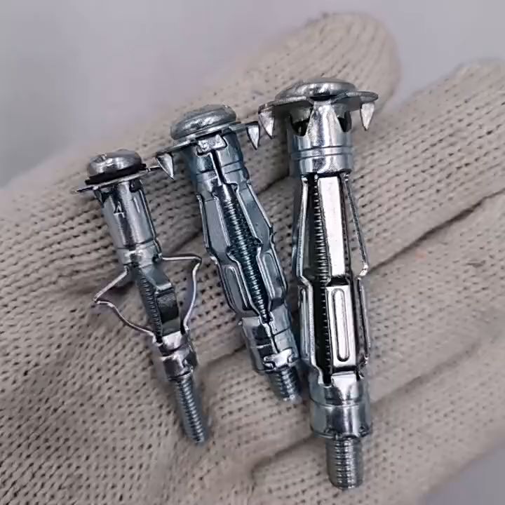 20Pcs Metal M4 Hollow Wall Metal Anchor Drywall Cavity Plug Screw Depot ...