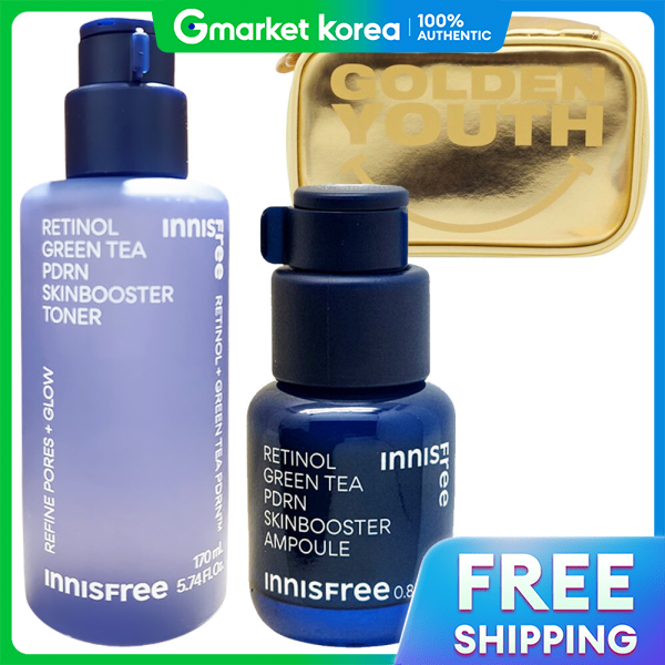 INNISFREE | Innisfree Retinol Green Tea PDRN Skin Booster Toner Plus ...