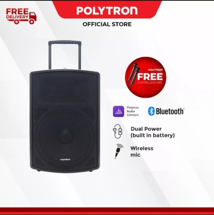 Polytron Paspro 12F3 12 inch Pas Pro 12F3 Wireless Speaker | Lazada ...
