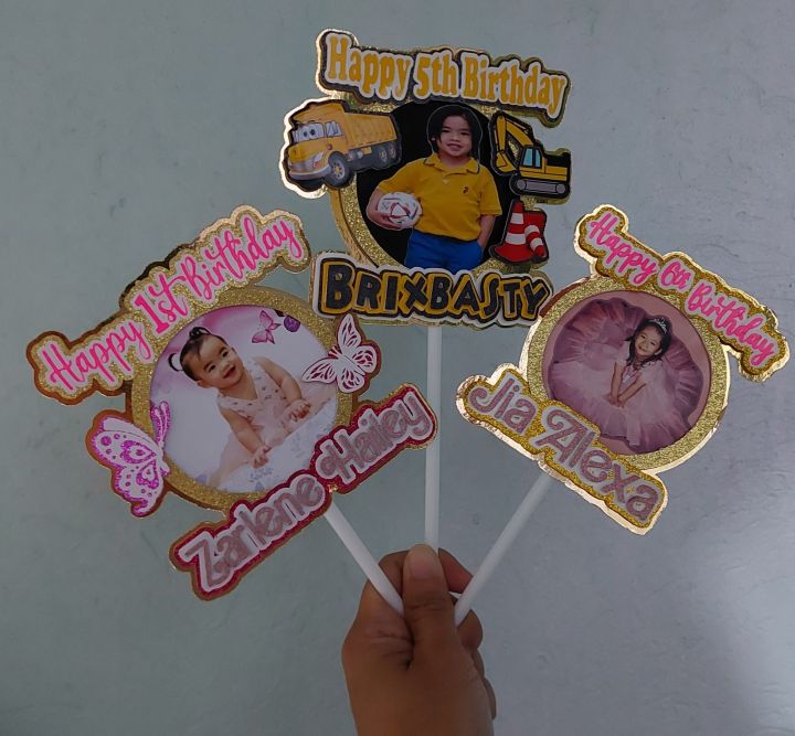 Customized Cake Topper ( message us your request design) | Lazada PH