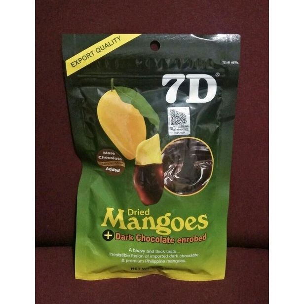 7D Dried Mangoes and Dark Chocolate 80g | Lazada PH