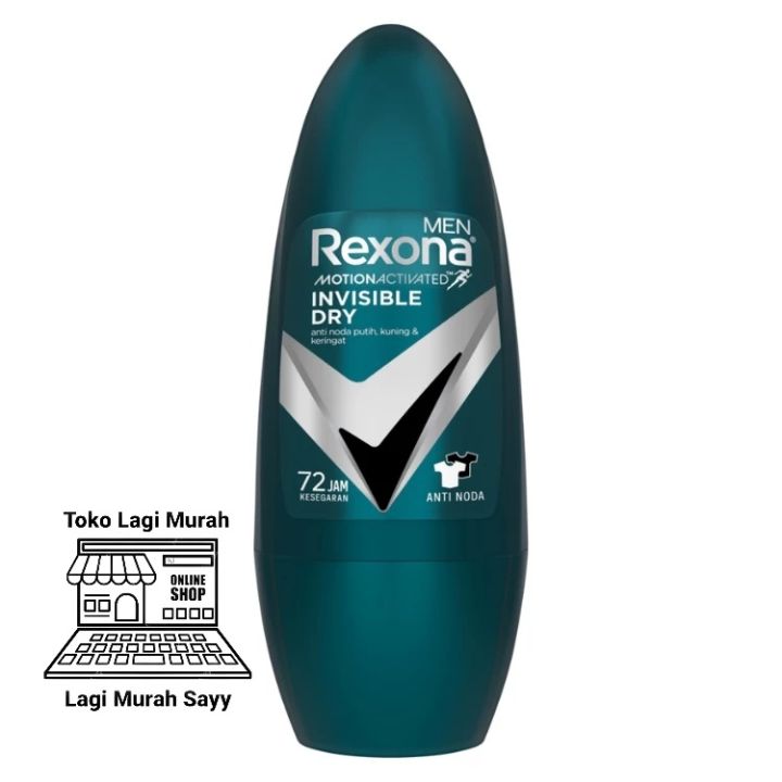 Rexona Men Invisible Dry Roll On 45ml , 45 ml | Lazada Indonesia