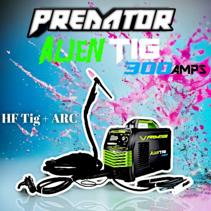 Tig welding machine Predator USA 300amps Alien Tig with high frequency ...