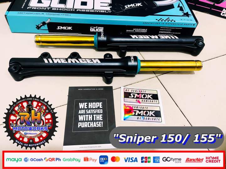 Sniper 150/155 Front Shocks SMOK. (Standard Size) 100% PLUG AND PLAY ...