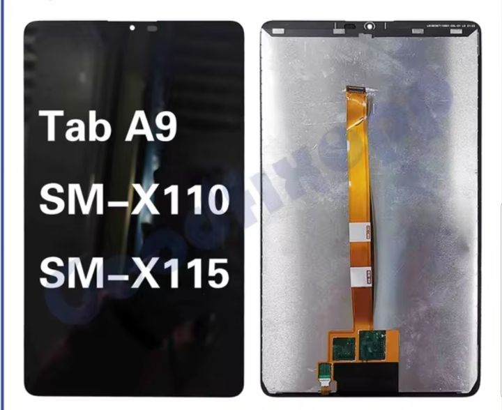Lcd layar sentuh SM-X115 X110 X115 Samsung Galaxy Tab A9 SM-X110 ...