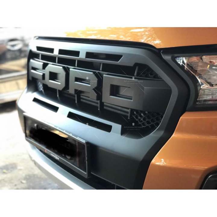 Ford Ranger T7 T8 Front Grill Raptor Design With 3LED Grill | Lazada