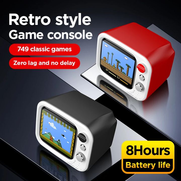H7 Retro VideoTV Handheld Game Console 3.5-Inch HD Built in 749 Retro ...