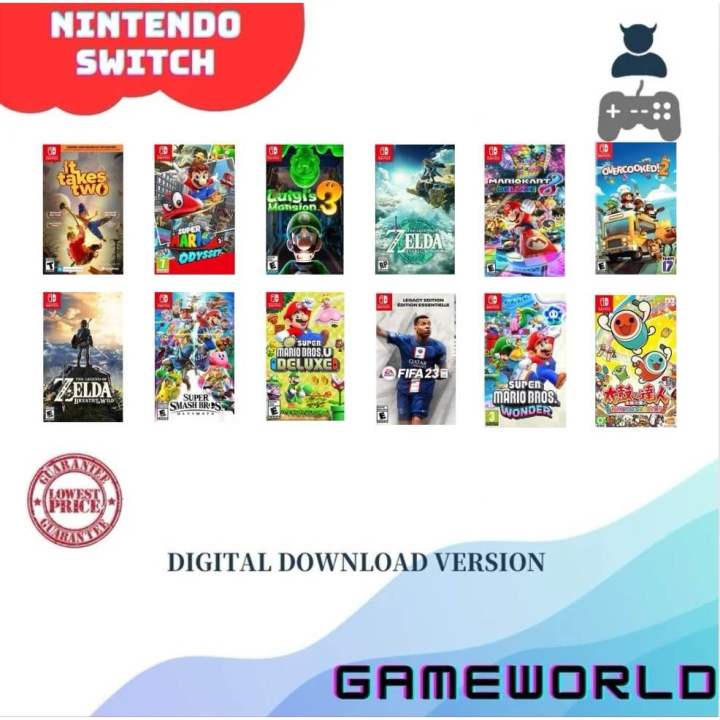 【NINTENDO PROMO!!】 NINTENDO SWITCH HOT GAMES Digital Download Games ...